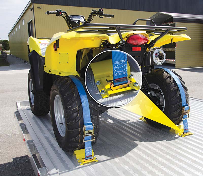 Erickson Manufacturing Wheel Chock and Strap Kit | Plus Automotive Network