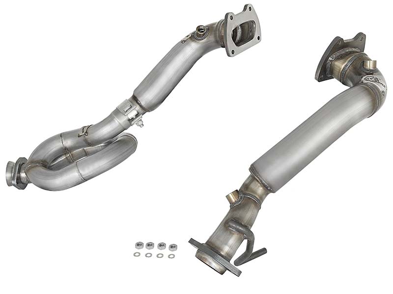 afe Power Stainless Down-Pipe with Loop Relocation Pipe | Plus ...